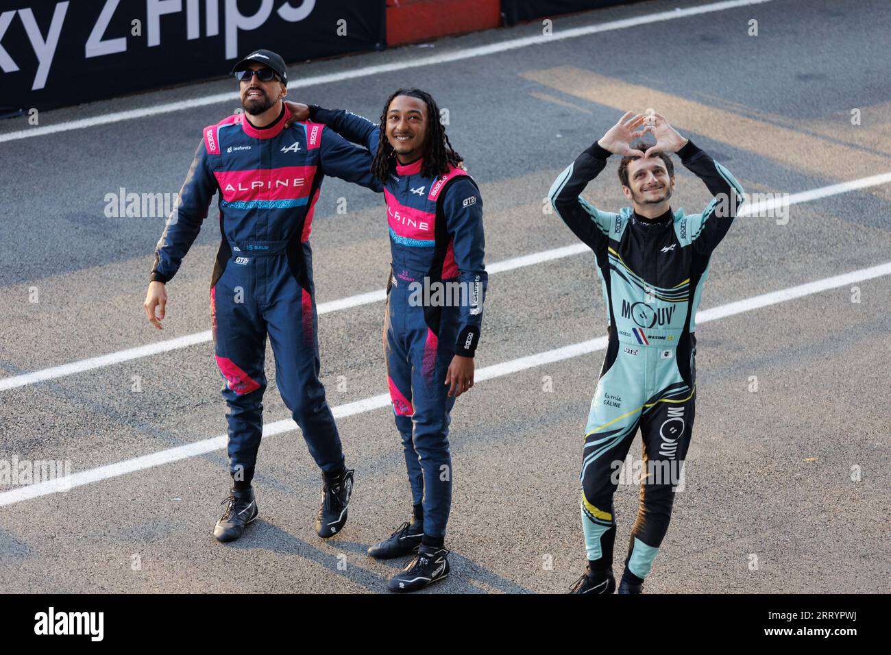 Djilsi, Alpine, Theodort, Alpine, Maxime Biaggi, Mouv, portrait during ...
