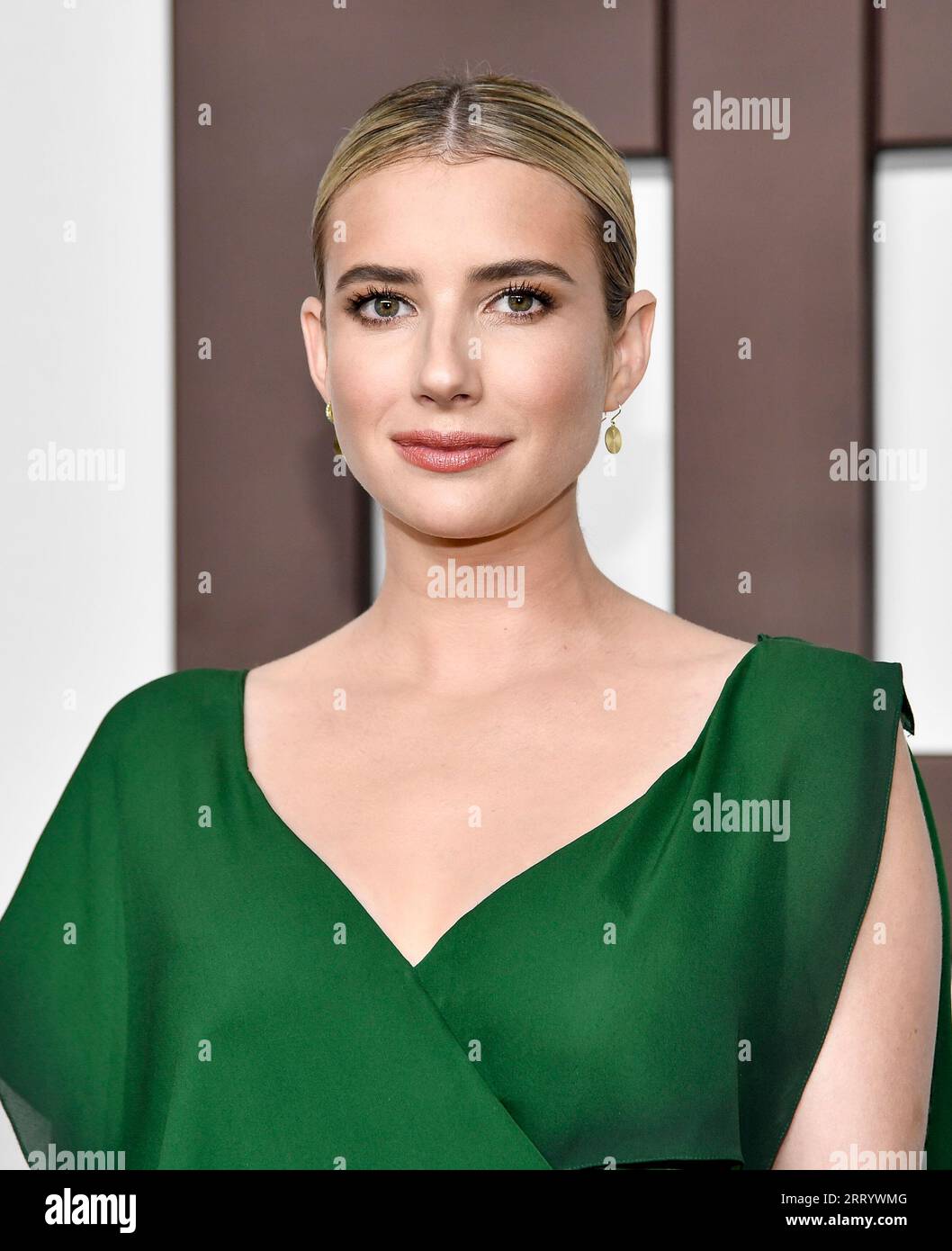 Emma Roberts attends the Ralph Lauren Spring/Summer 2024 fashion show ...