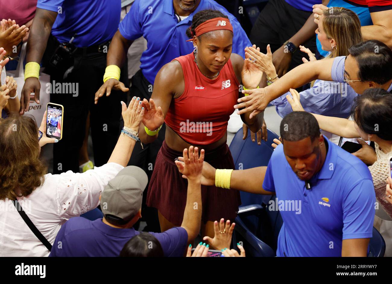 Coco gauff us open crowd hi-res stock photography and images - Alamy