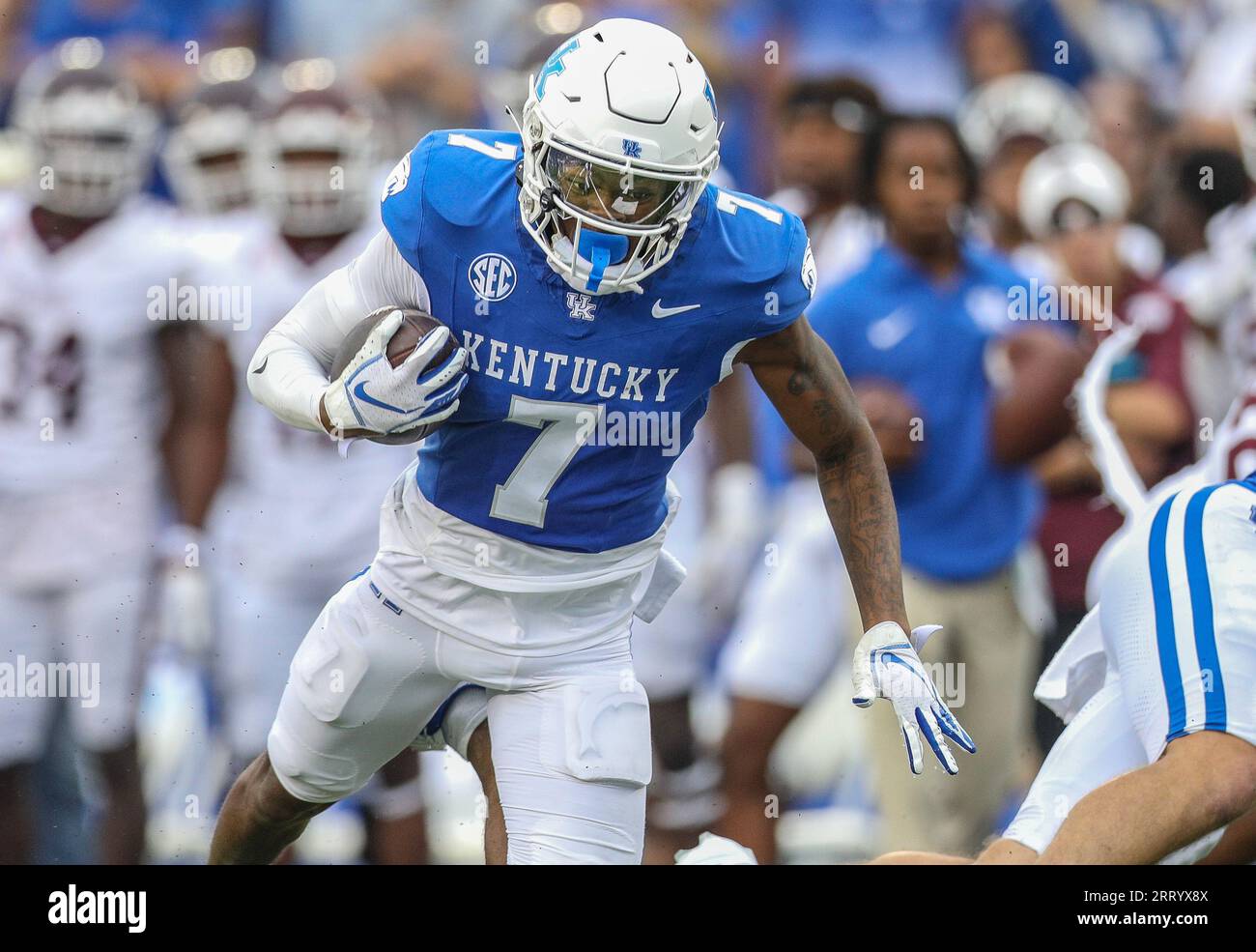 Lexington, KY, USA. 9th Sep, 2023. Kentucky's Barion Brown (7) during ...