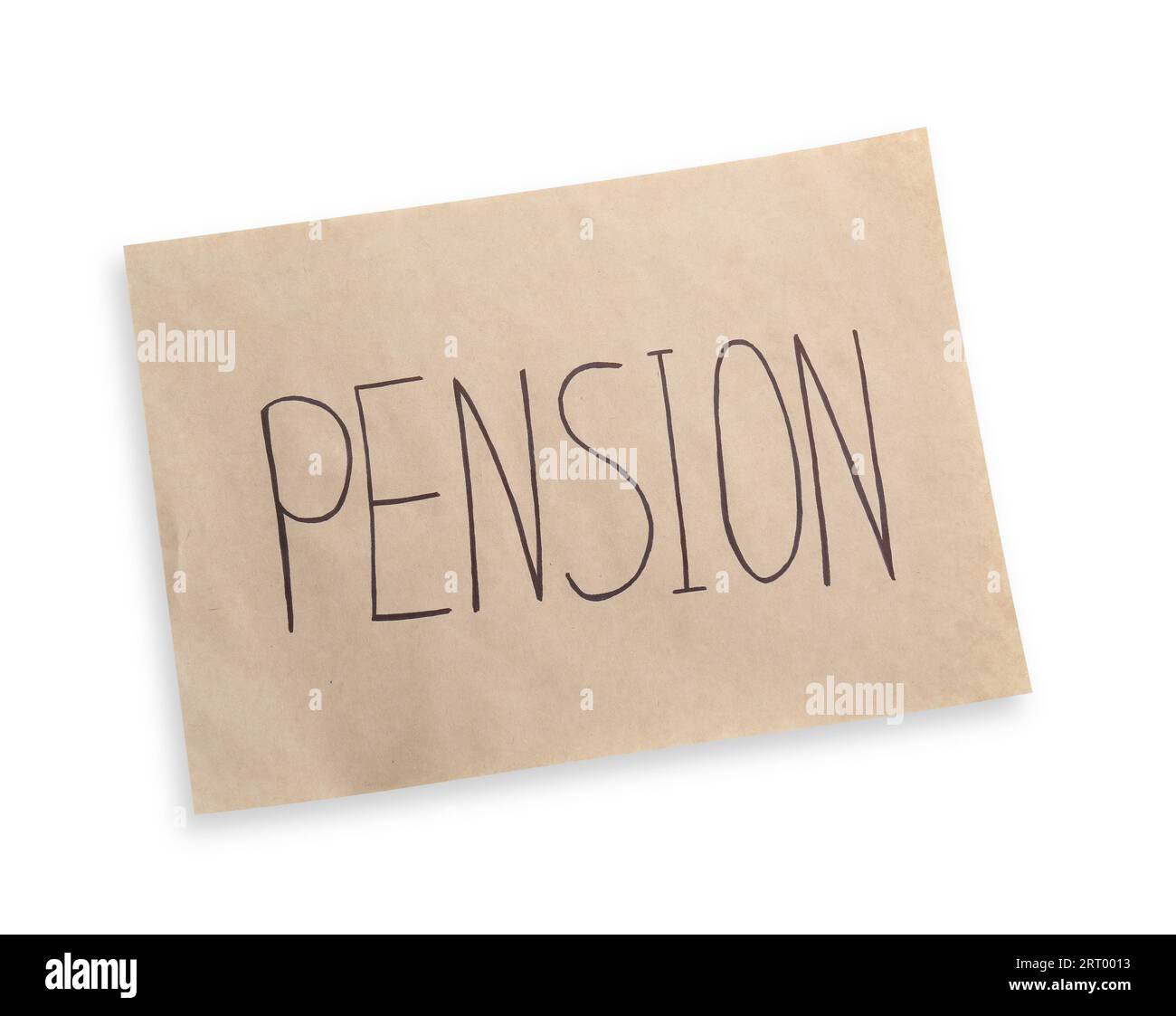 Pension fund for old age and savings Cut Out Stock Images & Pictures ...