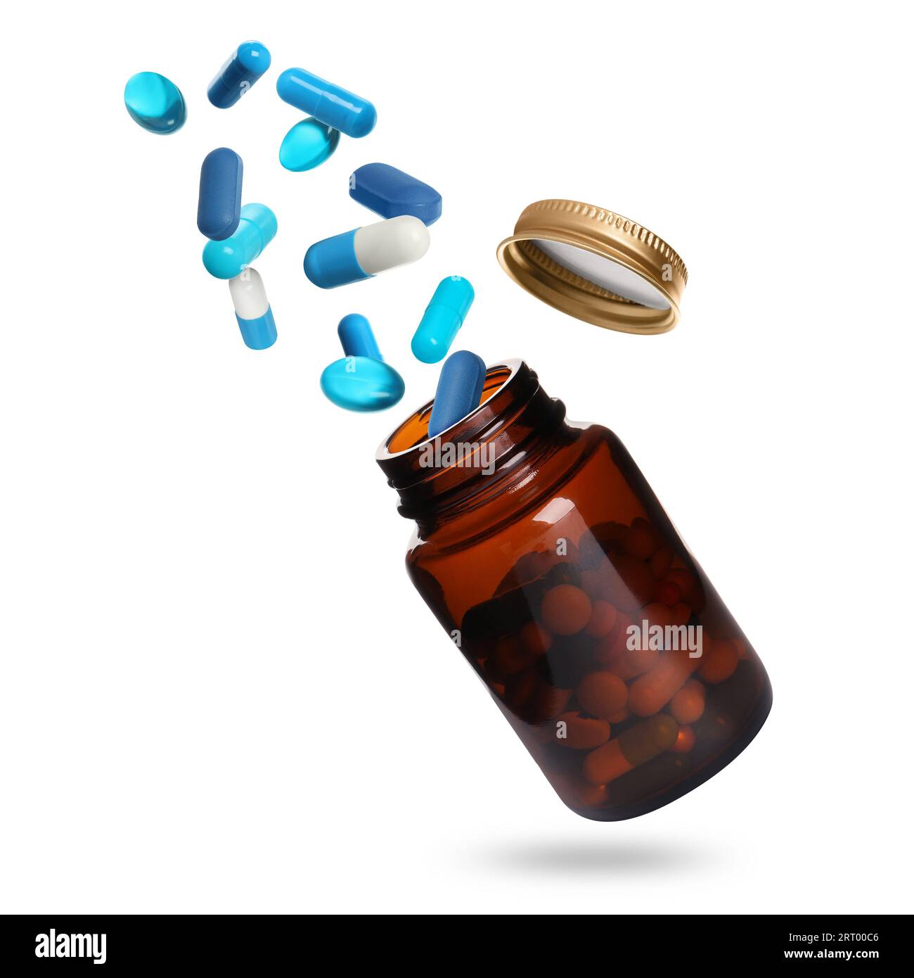 Tablets falling Cut Out Stock Images & Pictures - Alamy