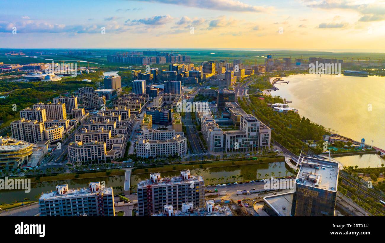 SHANGHAI, CHINA - SEPTEMBER 9, 2023 - An aerial photo shows the Lingang ...