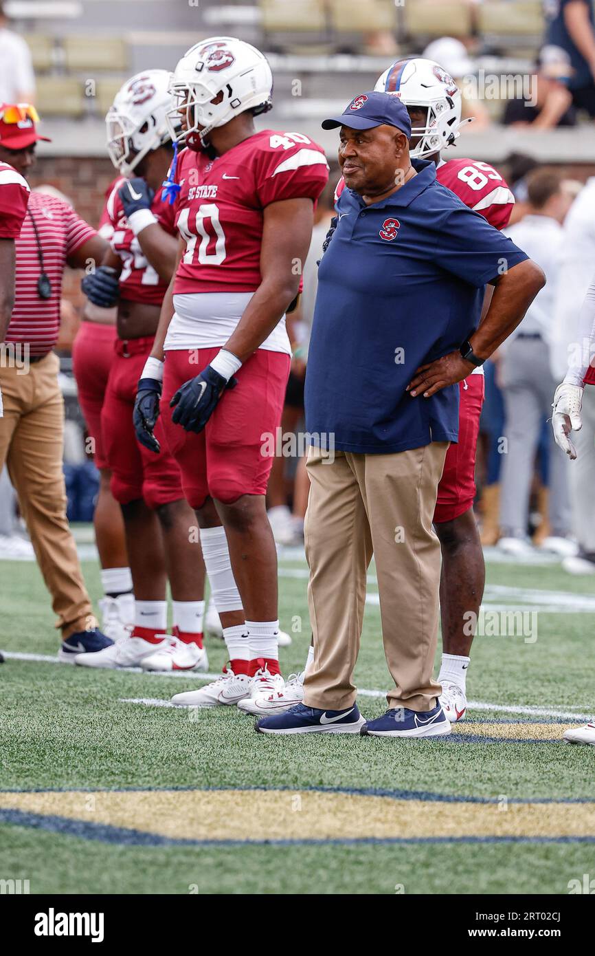 Atlanta, Georgia. 9th Sep, 2023. South Carolina State head coach ...
