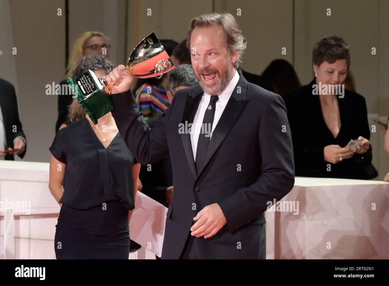 Venice Lido, Italy. 09th Sep, 2023. Peter Sarsgaard poses with the Best ...