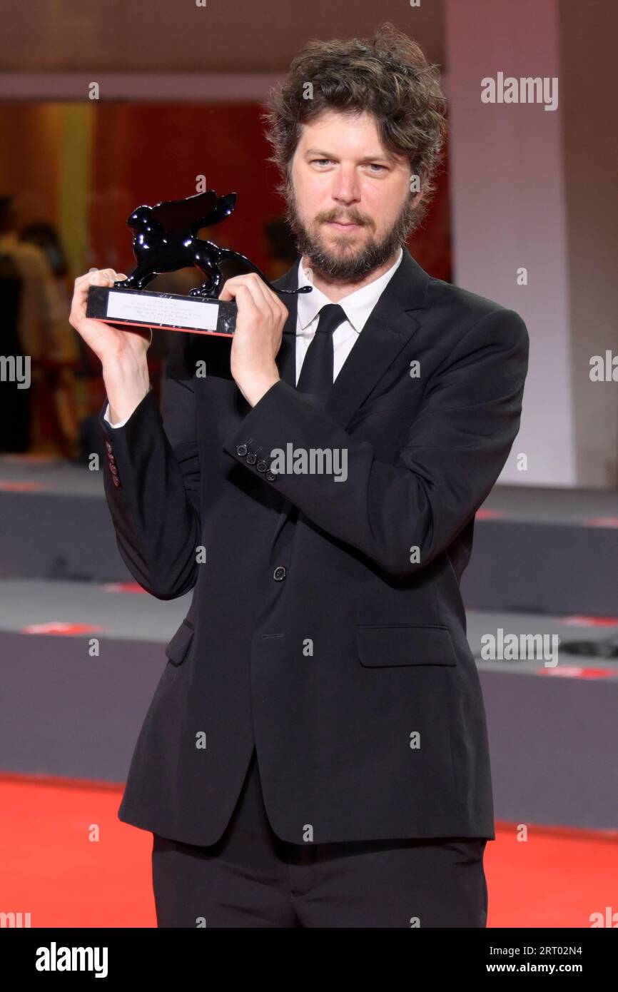 Venice Lido, Italy. 09th Sep, 2023. Alex Braverman poses with the ...