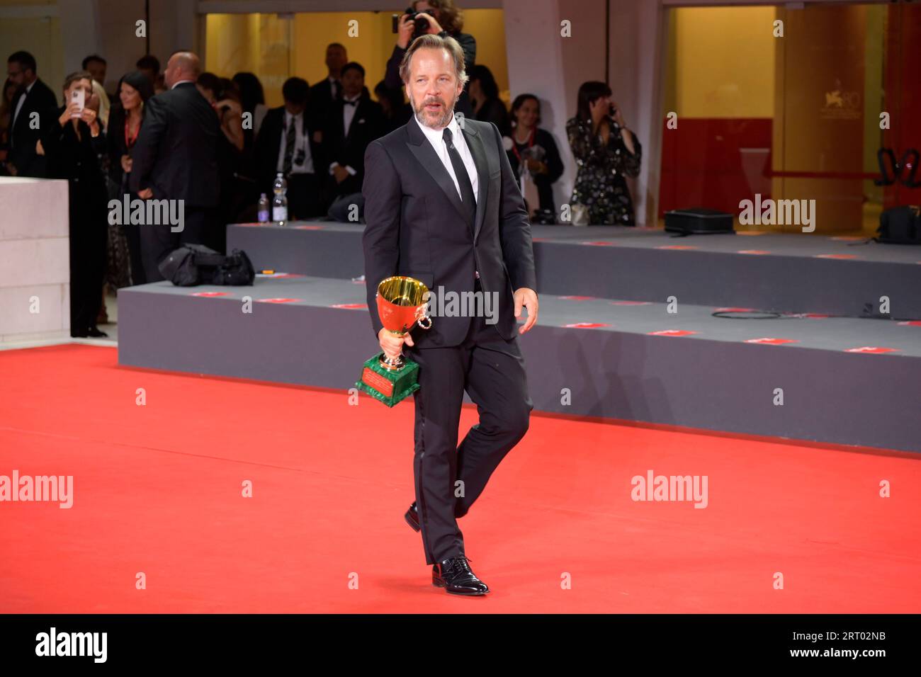 Venice Lido, Italy. 09th Sep, 2023. Peter Sarsgaard poses with the Best ...