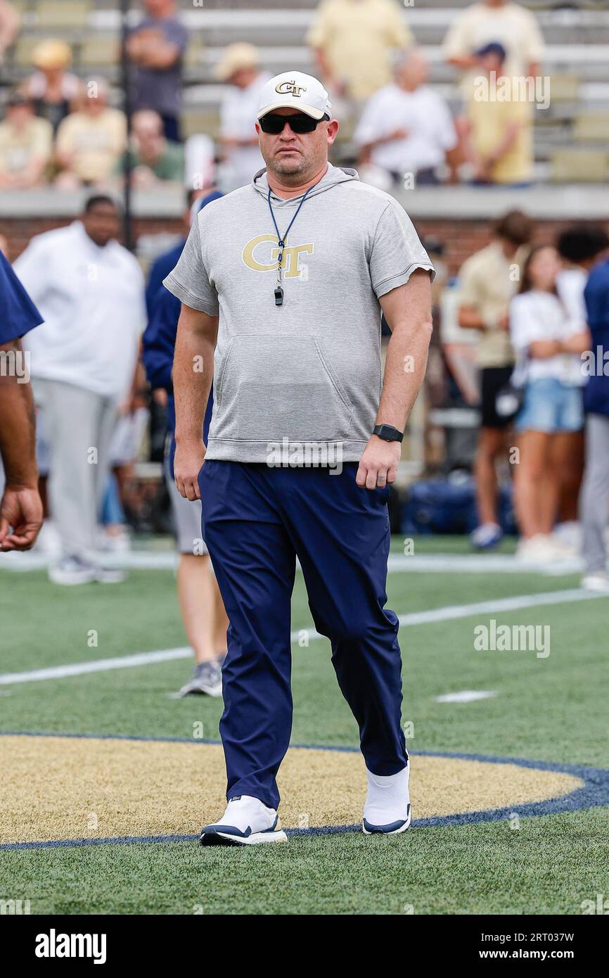 Atlanta, Georgia. 9th Sep, 2023. Georgia Tech head coach, Brent Key ...
