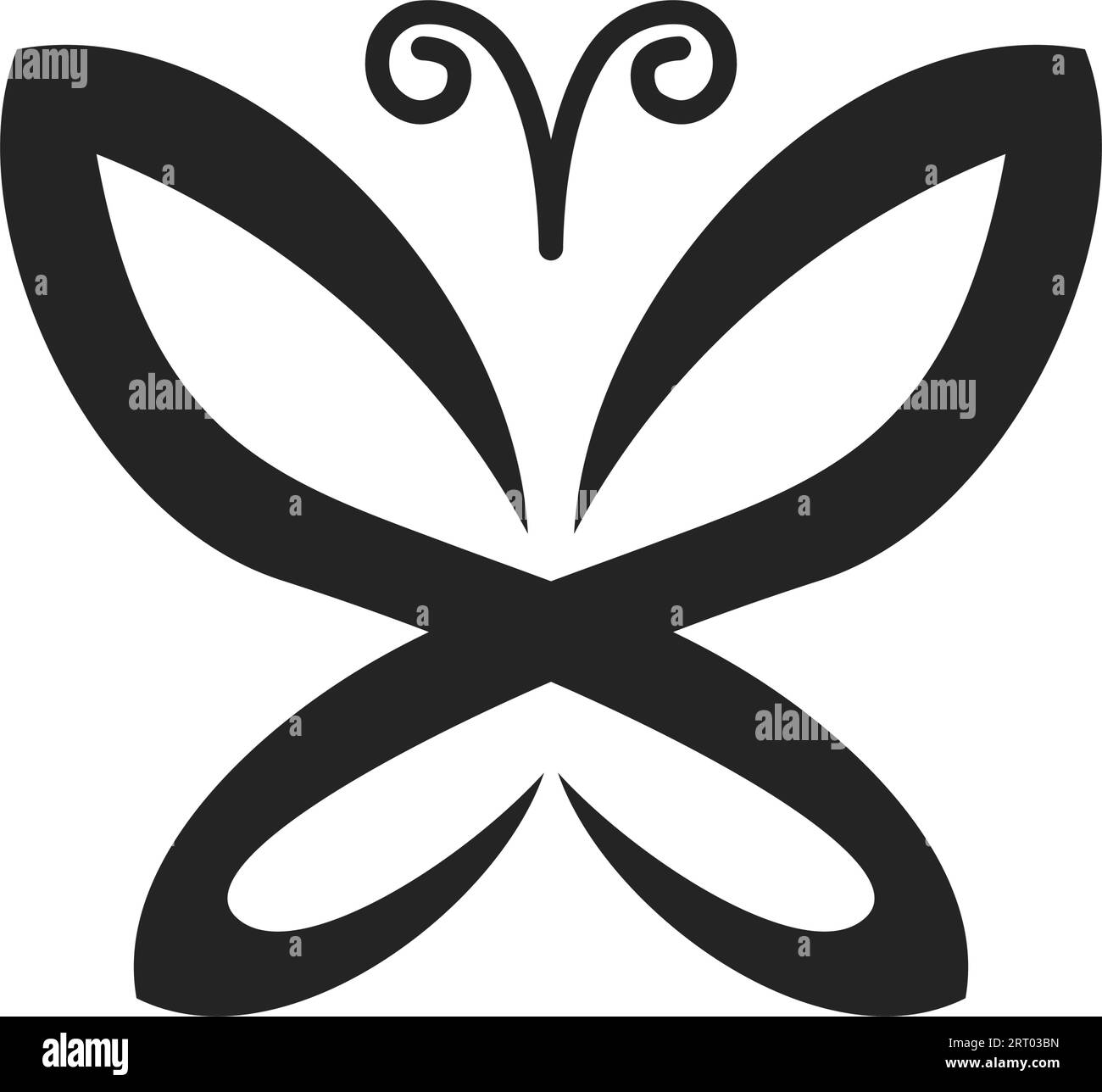 butterfly logo template Isolated. Brand Identity. Icon Abstract Vector ...