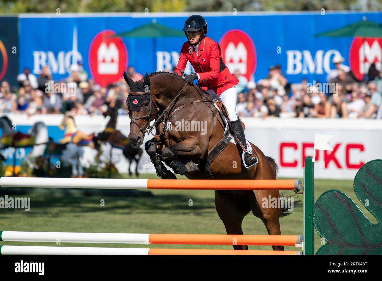 Calgary, Alberta, Canada, 9 September 2023. Amy Millar (CAN) riding ...