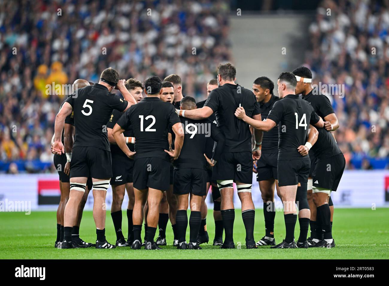 Paris, France. 08th Sep, 2023. Team NZ (group) during the Rugby World ...