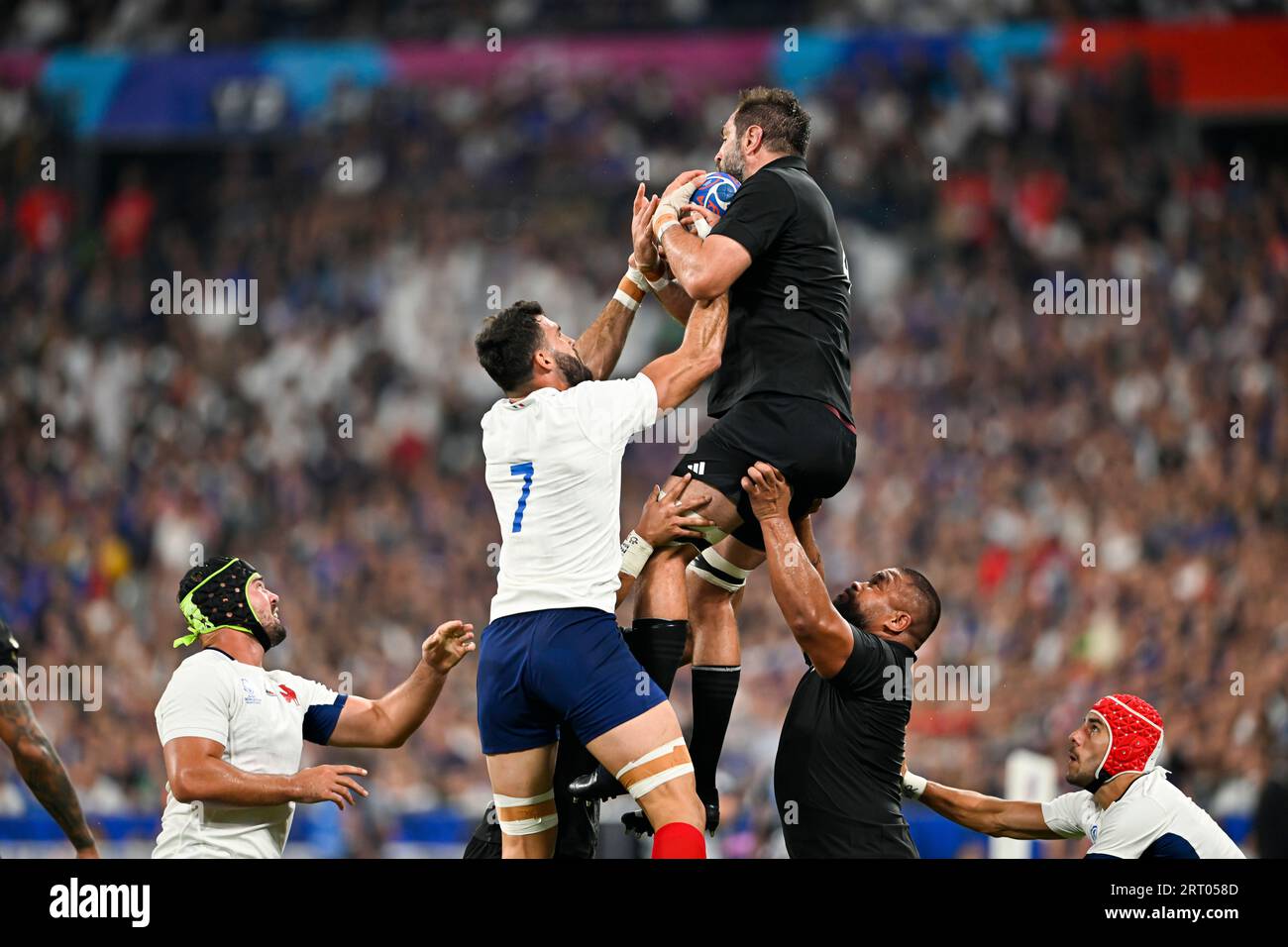 Paris, France. 08th Sep, 2023. Samuel Sam Whitelock during the Rugby ...