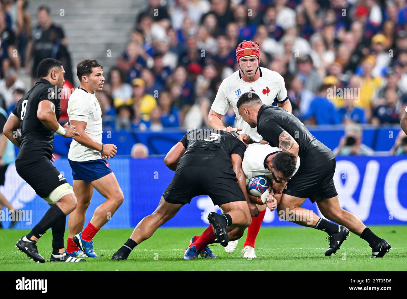 Paris, France. 08th Sep, 2023. Charles Ollivon, Thibaud Flament and ...