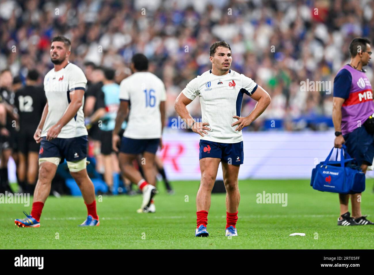 Paris, France. 08th Sep, 2023. Antoine Dupont during the Rugby World ...