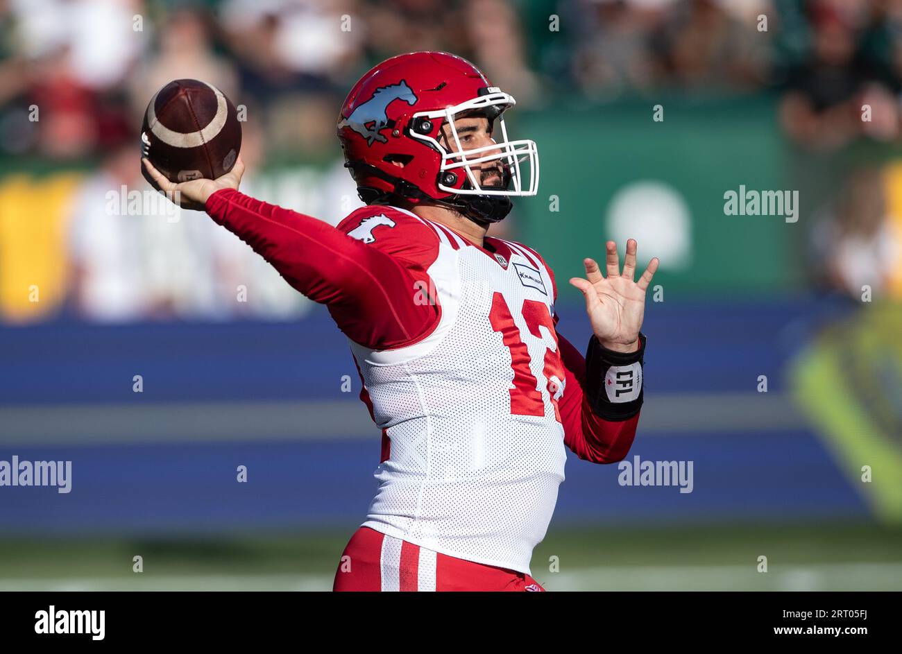 Edmonton, Canada. 09th Sep, 2023. Calgary Stampeders quarterback Jake ...