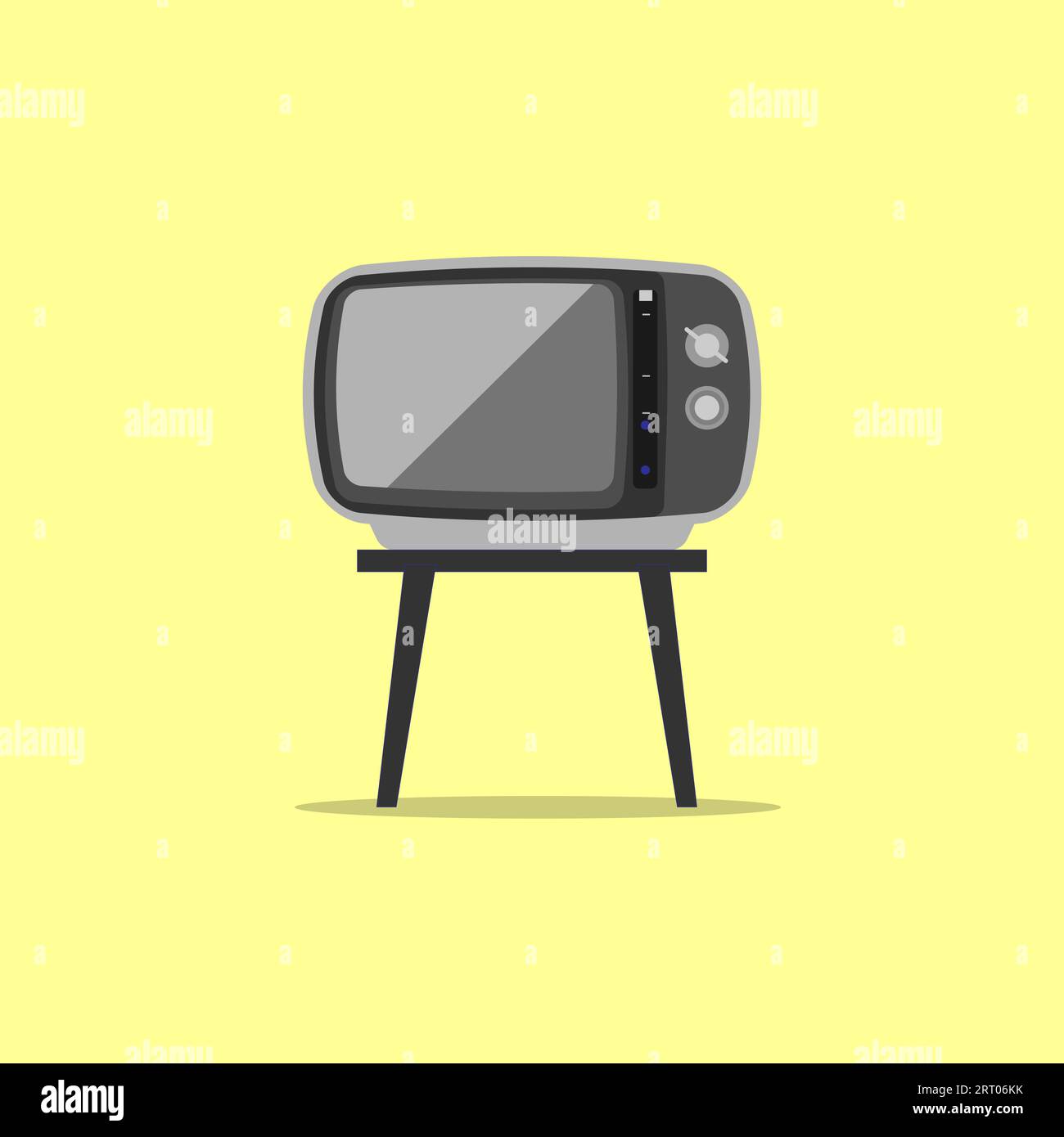 The tube tv Stock Vector Images - Alamy