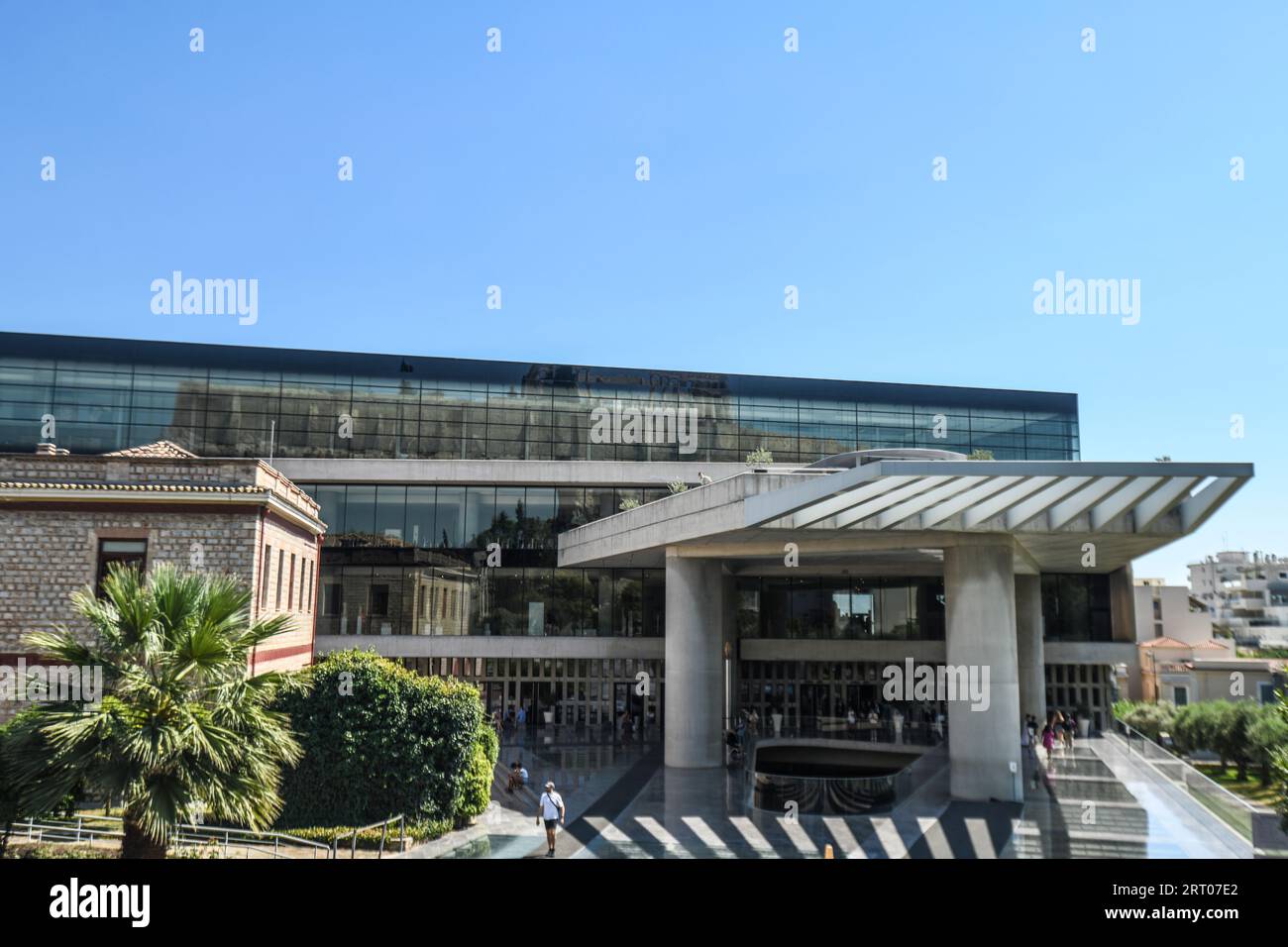 Acropolis Museum, main entrance. Athens. Greece Stock Photo - Alamy