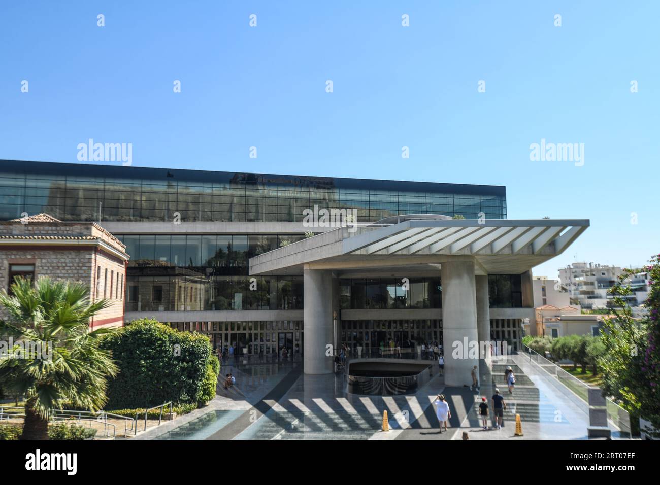 Acropolis Museum, main entrance. Athens. Greece Stock Photo - Alamy