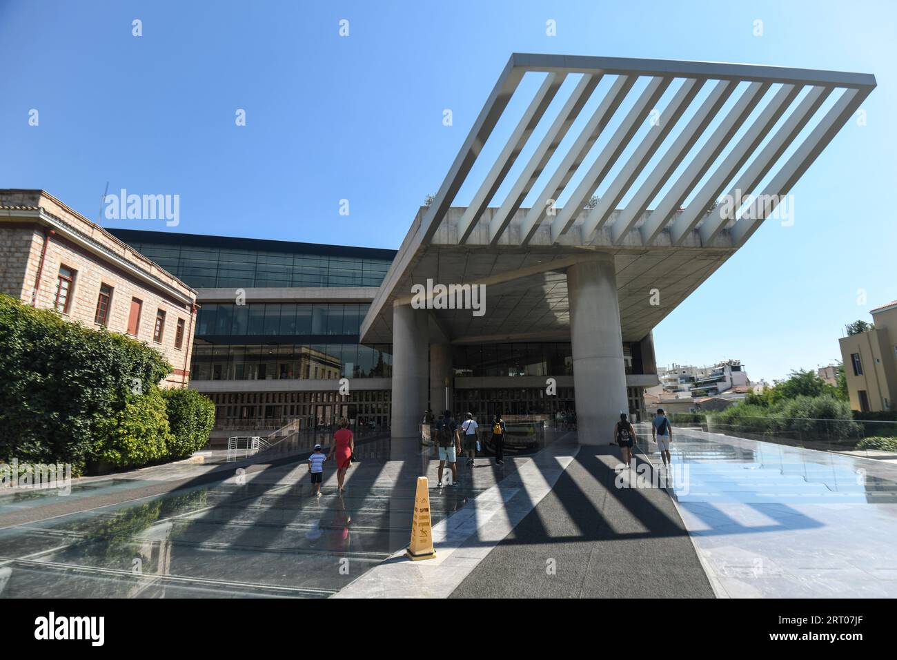 Entrance to the acropolis museum hi-res stock photography and images ...