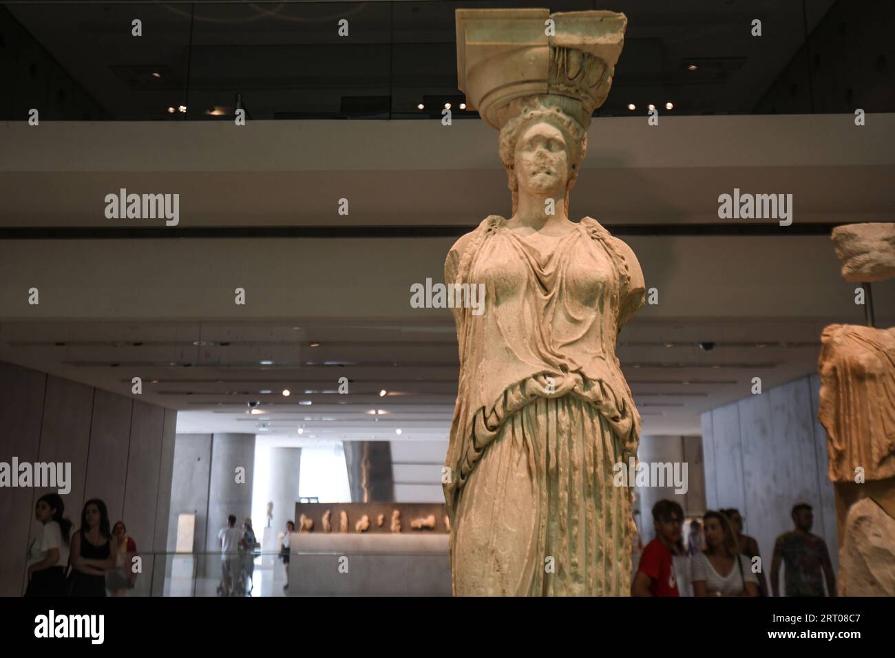 Acropolis Museum: caryatids. Athens. Greece Stock Photo - Alamy