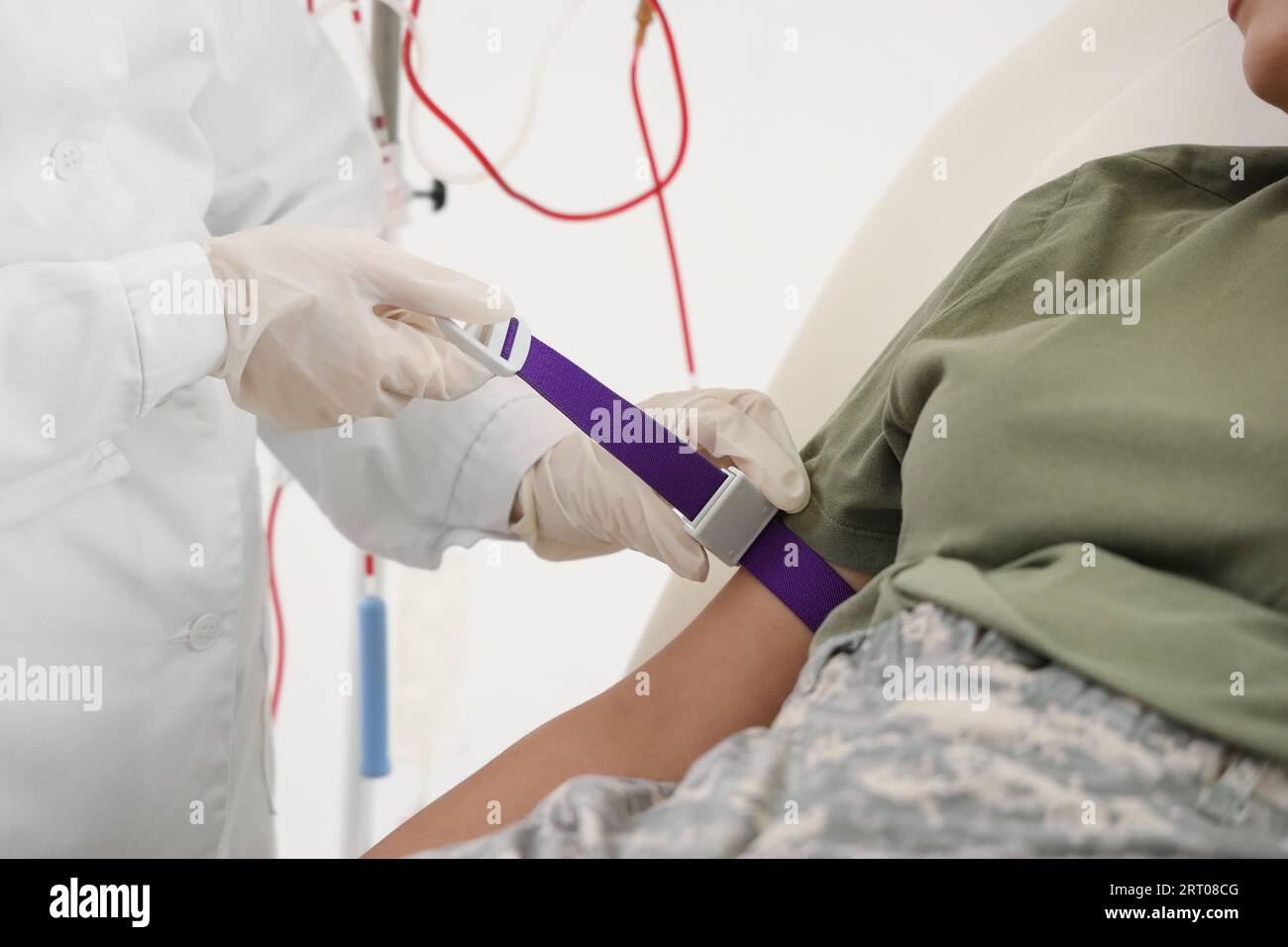 Soldier blood donor hi-res stock photography and images - Alamy