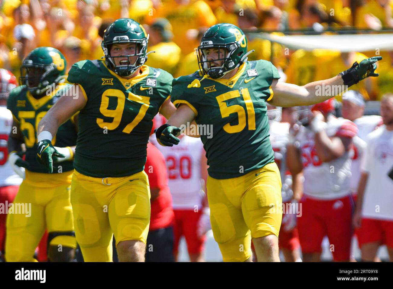 WACO, TX - SEPTEMBER 09: Baylor Bears linebacker Kyler Jordan (51 ...