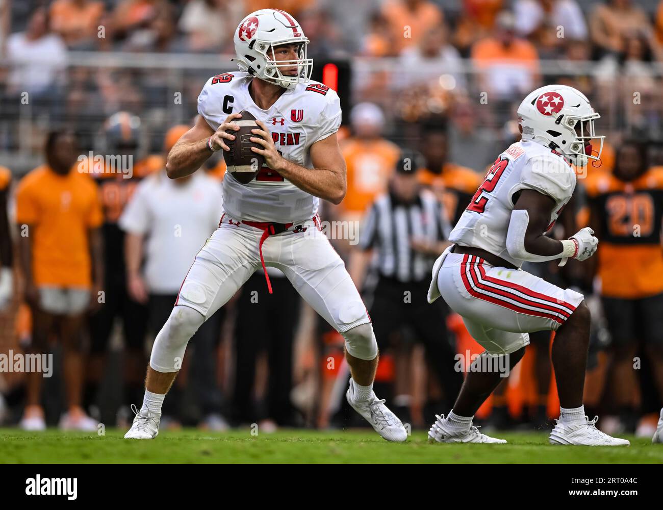 KNOXVILLE, TN - SEPTEMBER 09: Austin Peay Governors quarterback Mike ...