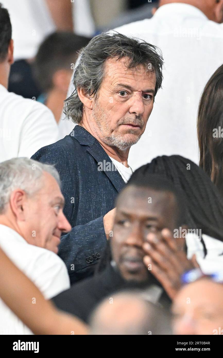 Paris, France. 08th Sep, 2023. Jean-Luc Reichmann during the Rugby ...