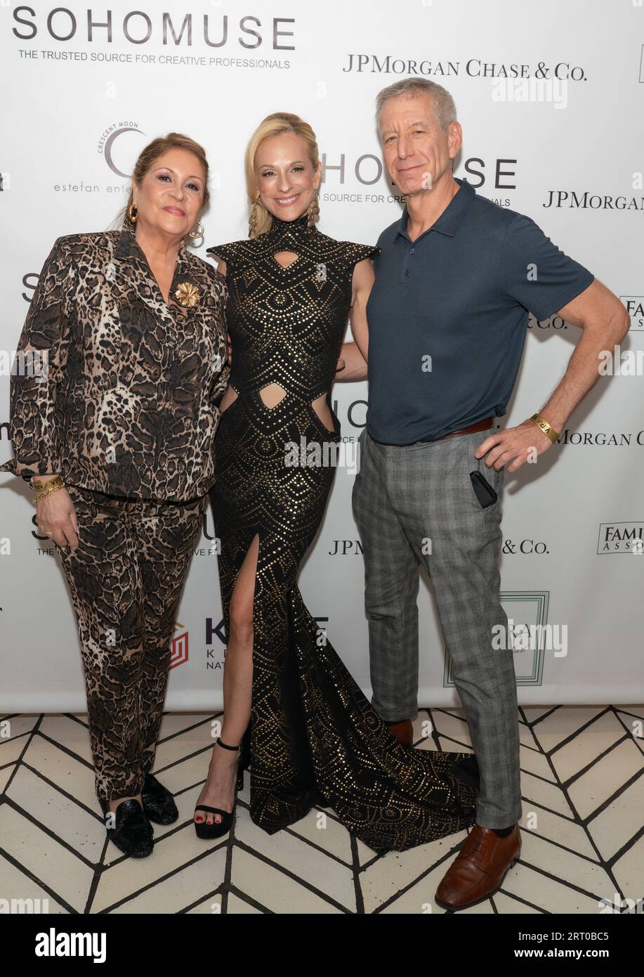 Lynette Dallas, Consuelo Vanderbilt and Dan Rosenstein attends the ...