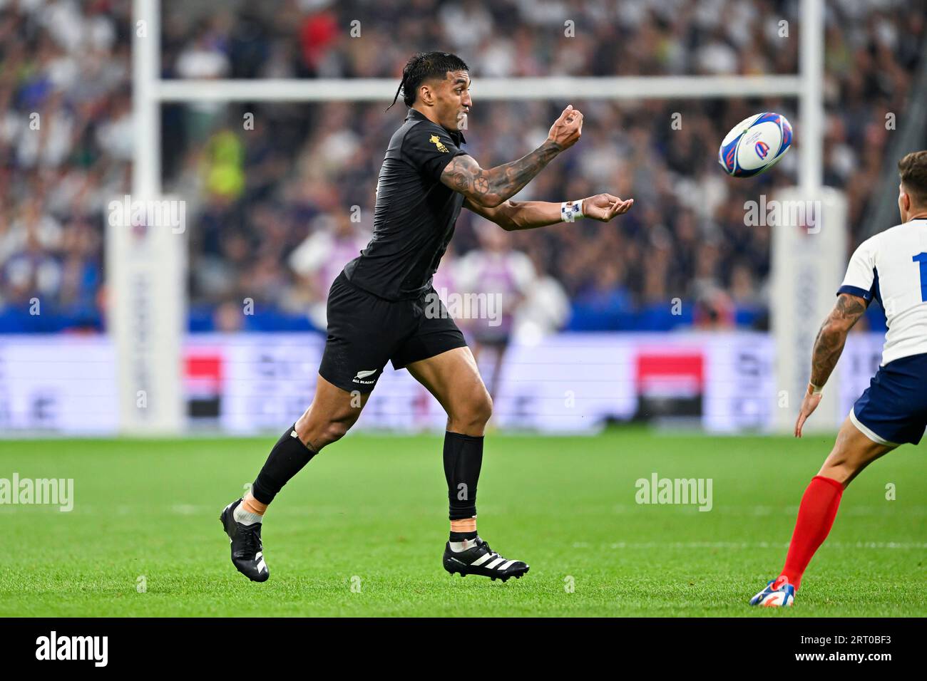Paris, France. 08th Sep, 2023. Rieko Ioane during the Rugby World Cup ...