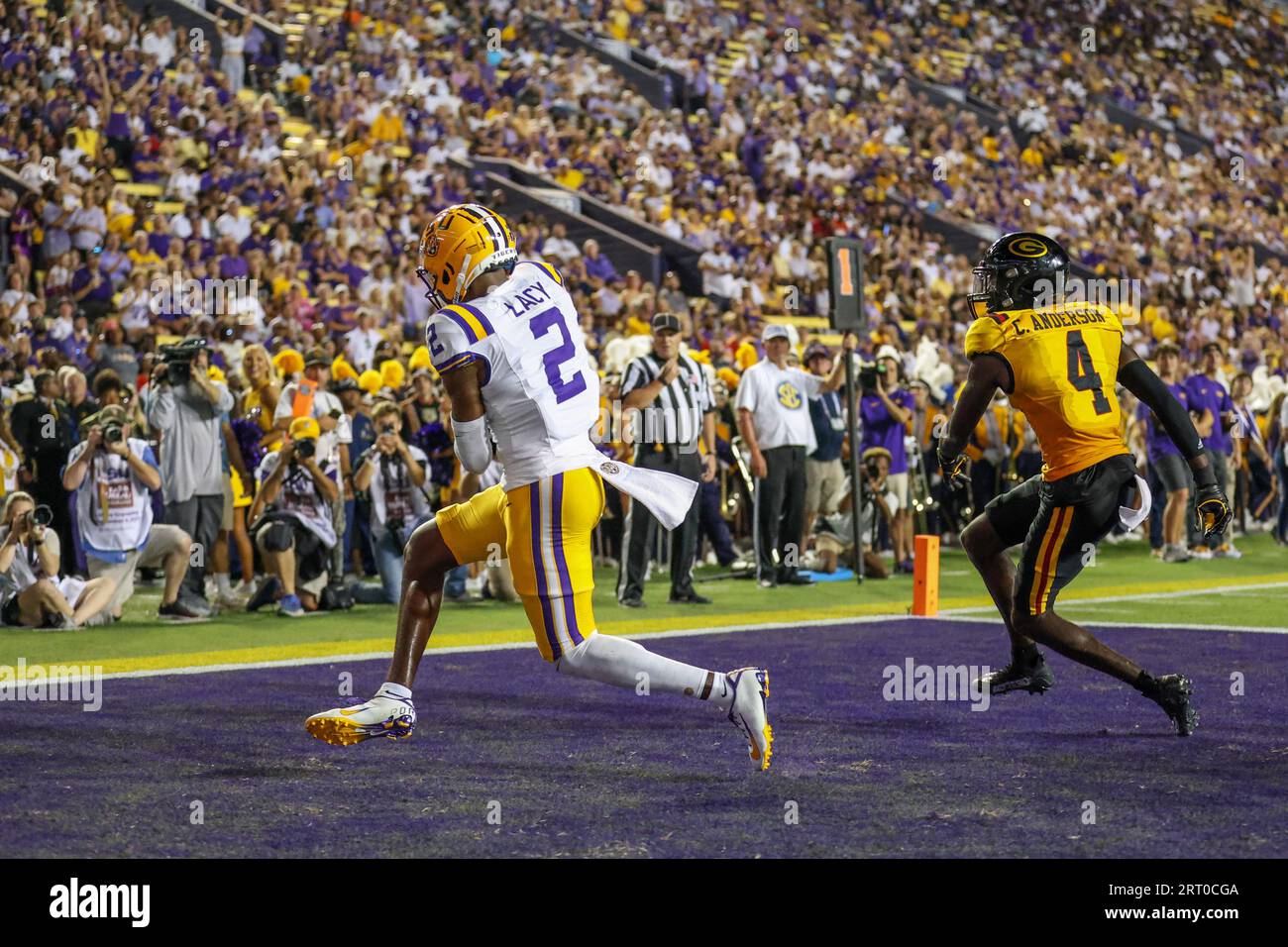 Baton Rouge, USA. 09th Sep, 2023. September 09, 2023: LSU receiver ...