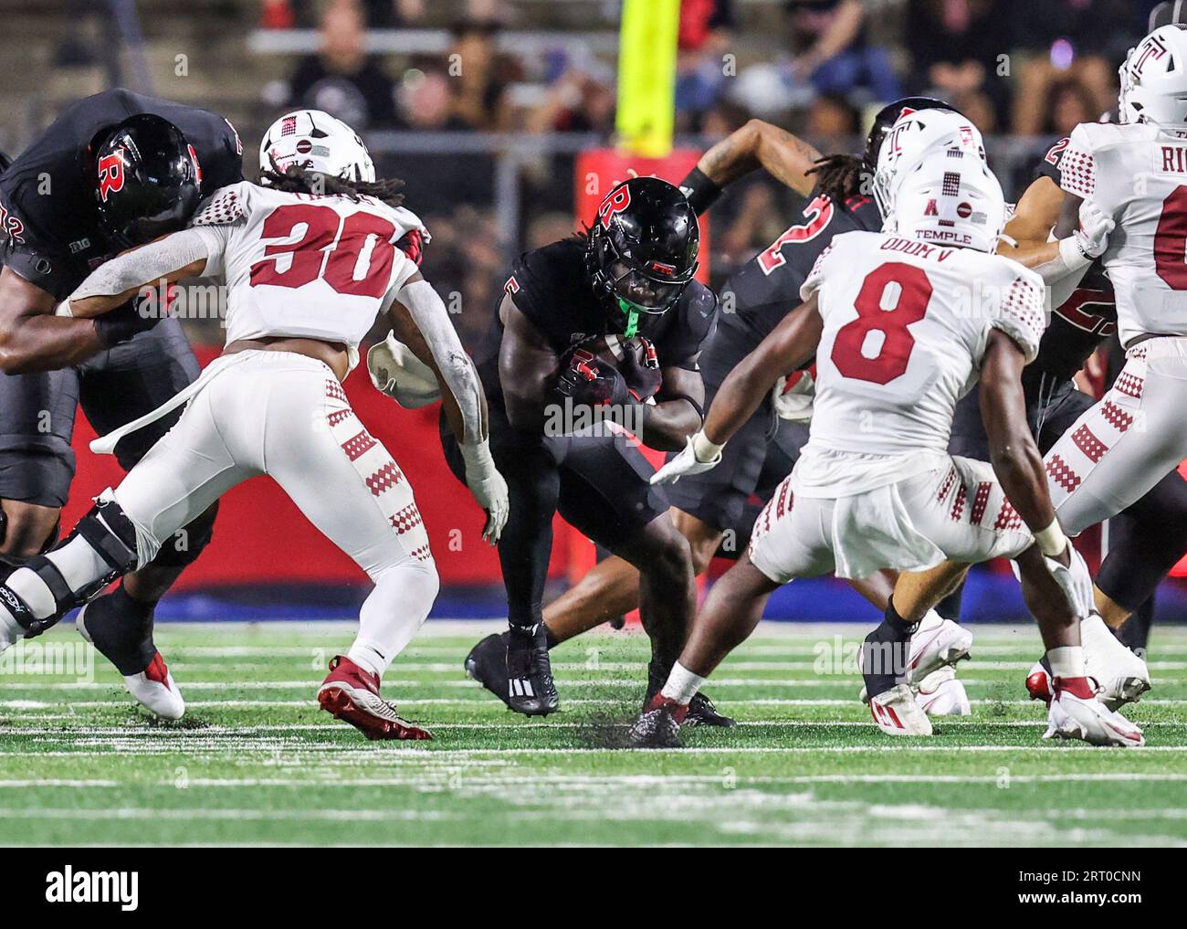 September 09, 2023: Rutgers Scarlet Knights running back Kyle Monangai ...