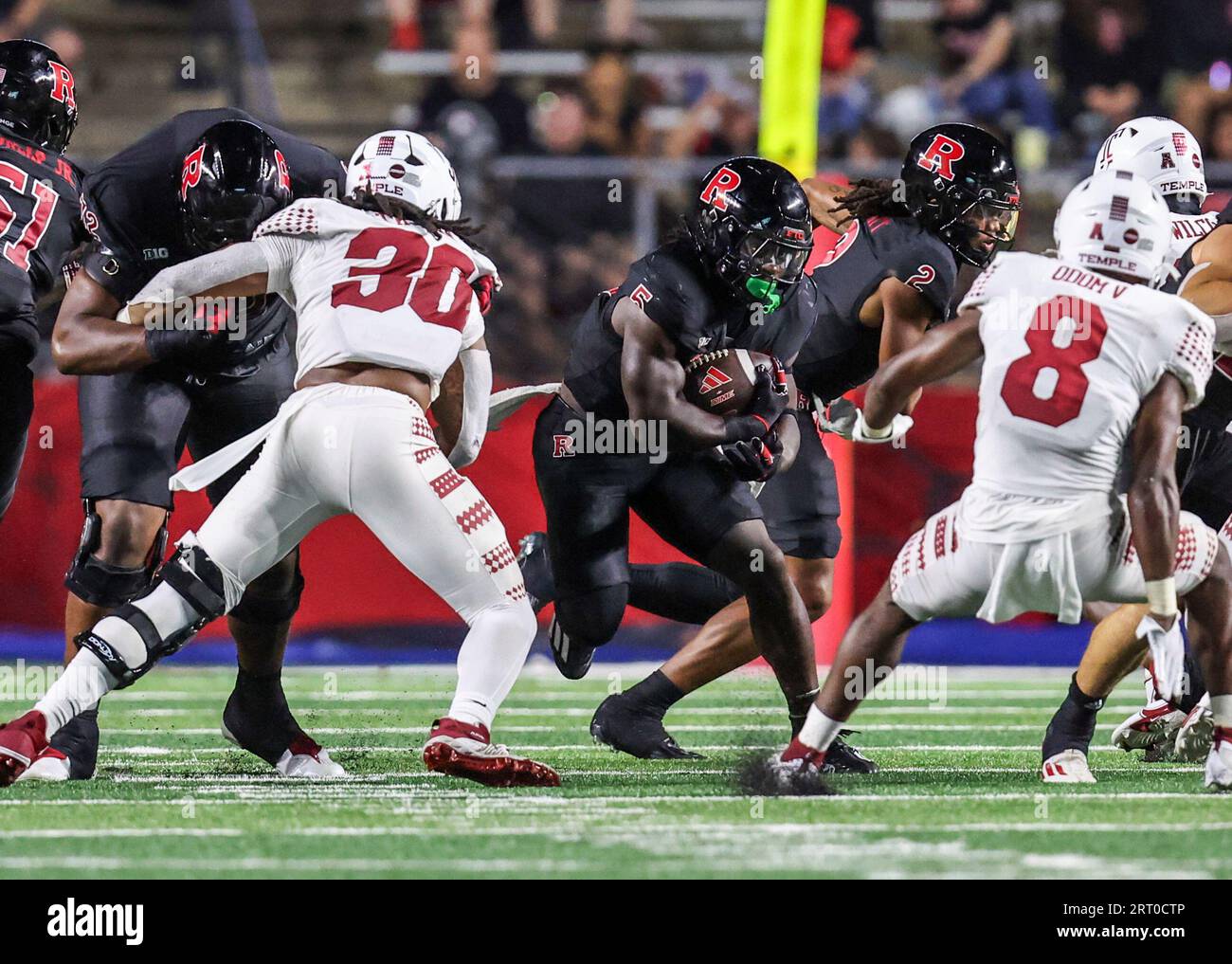 September 09, 2023: Rutgers Scarlet Knights running back Kyle Monangai ...