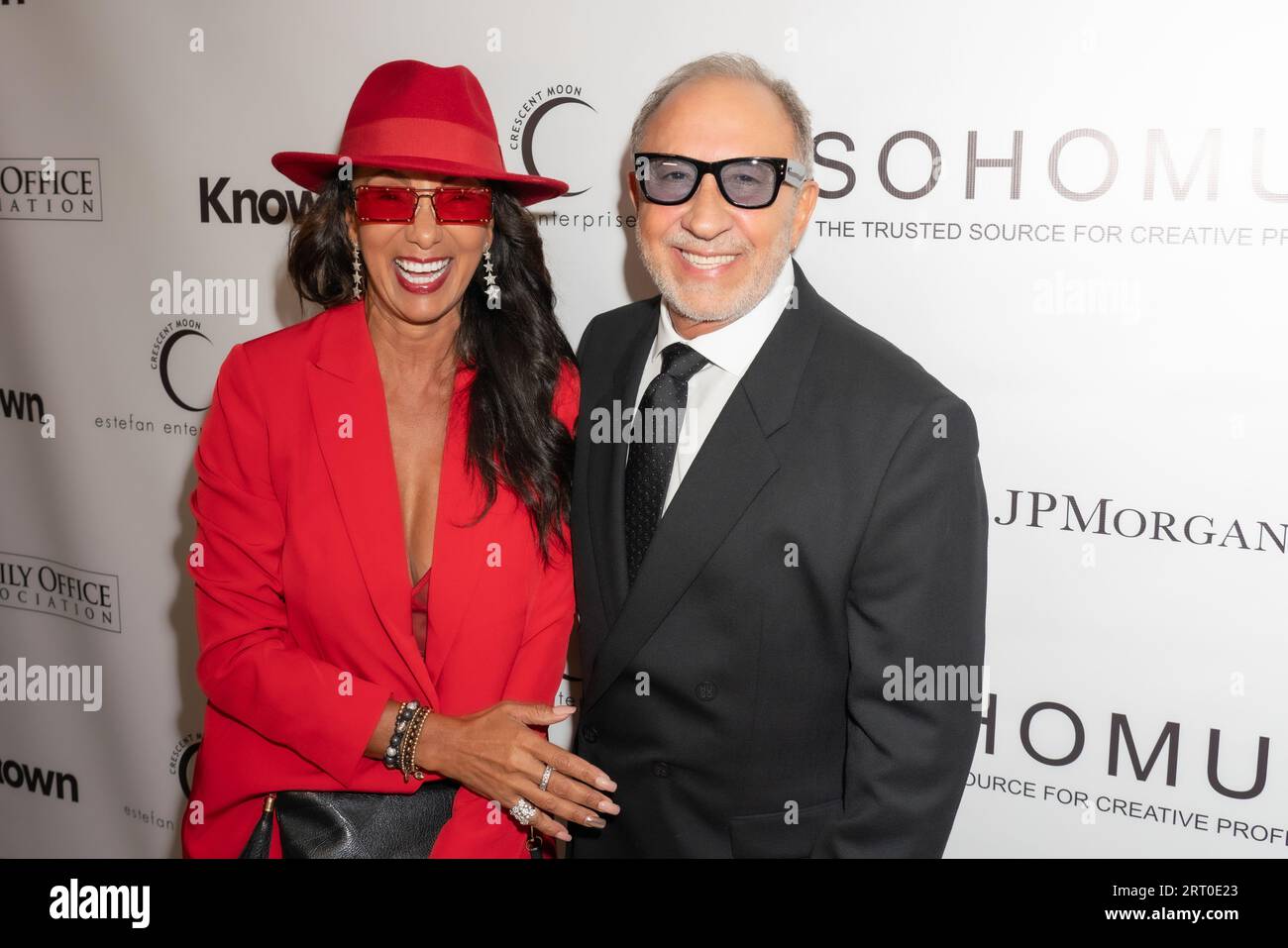 Downtown Julie Brown and Emilio Estefan attends the SohoMuse Latin ...
