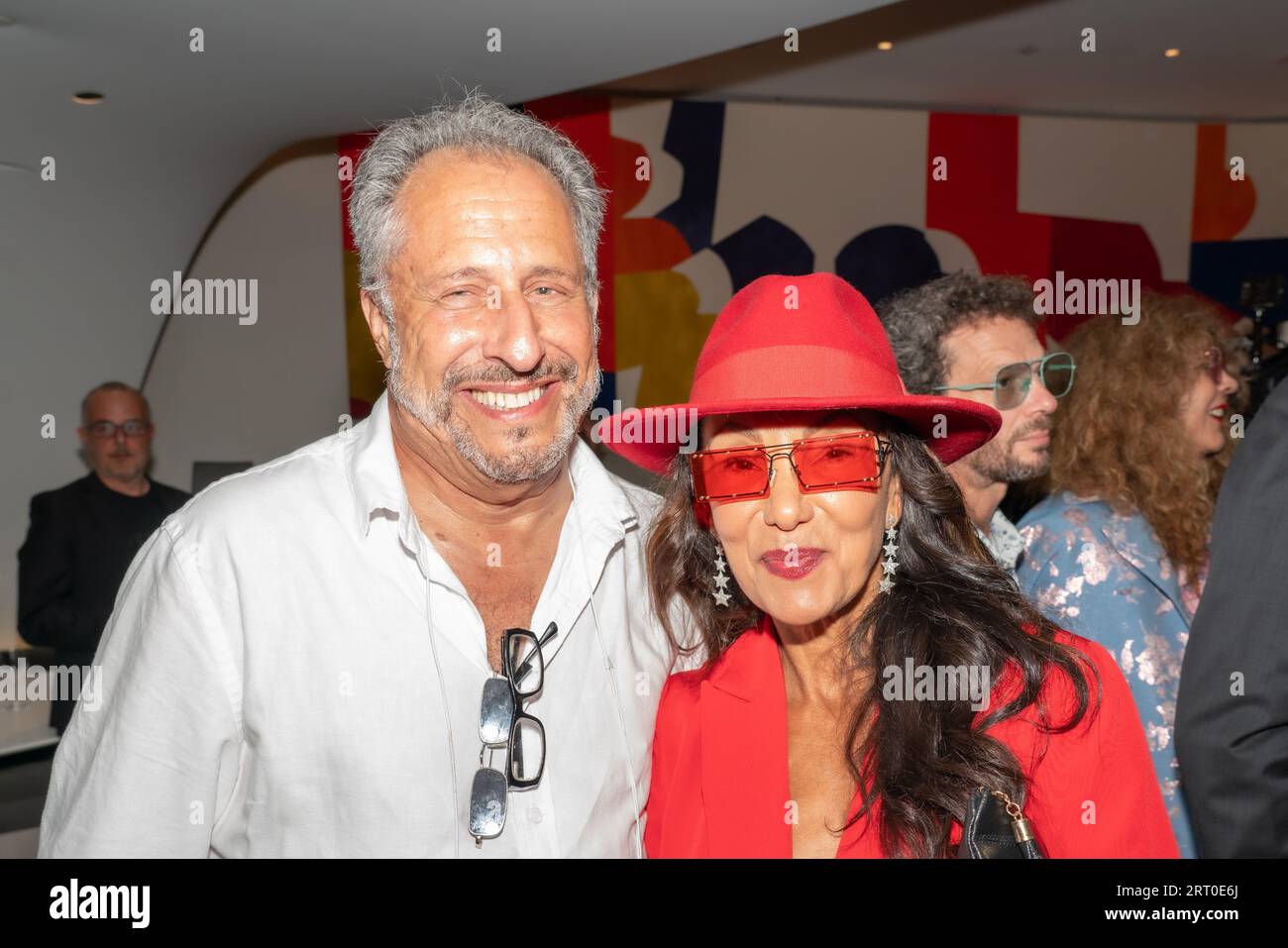 Jesse Nash and Downtown Julie Brown attends the SohoMuse Latin Ignition ...