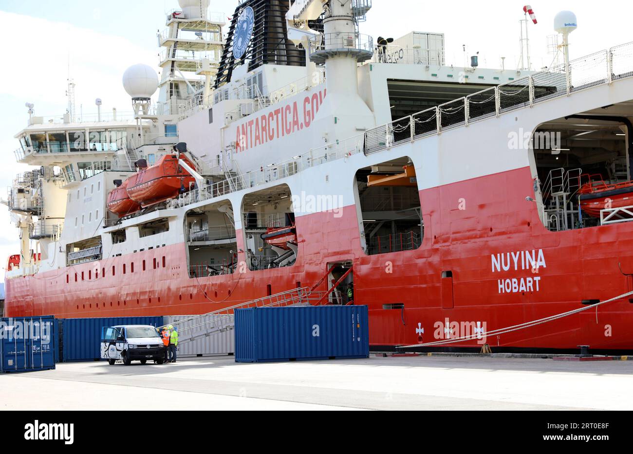 In this photo provided by the Australian Antarctic Division the ...