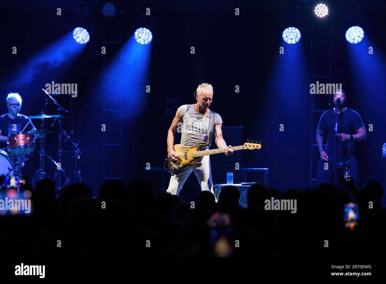 Sting performs during the "My Songs" tour on Friday, Sept. 8, 2023, at ...