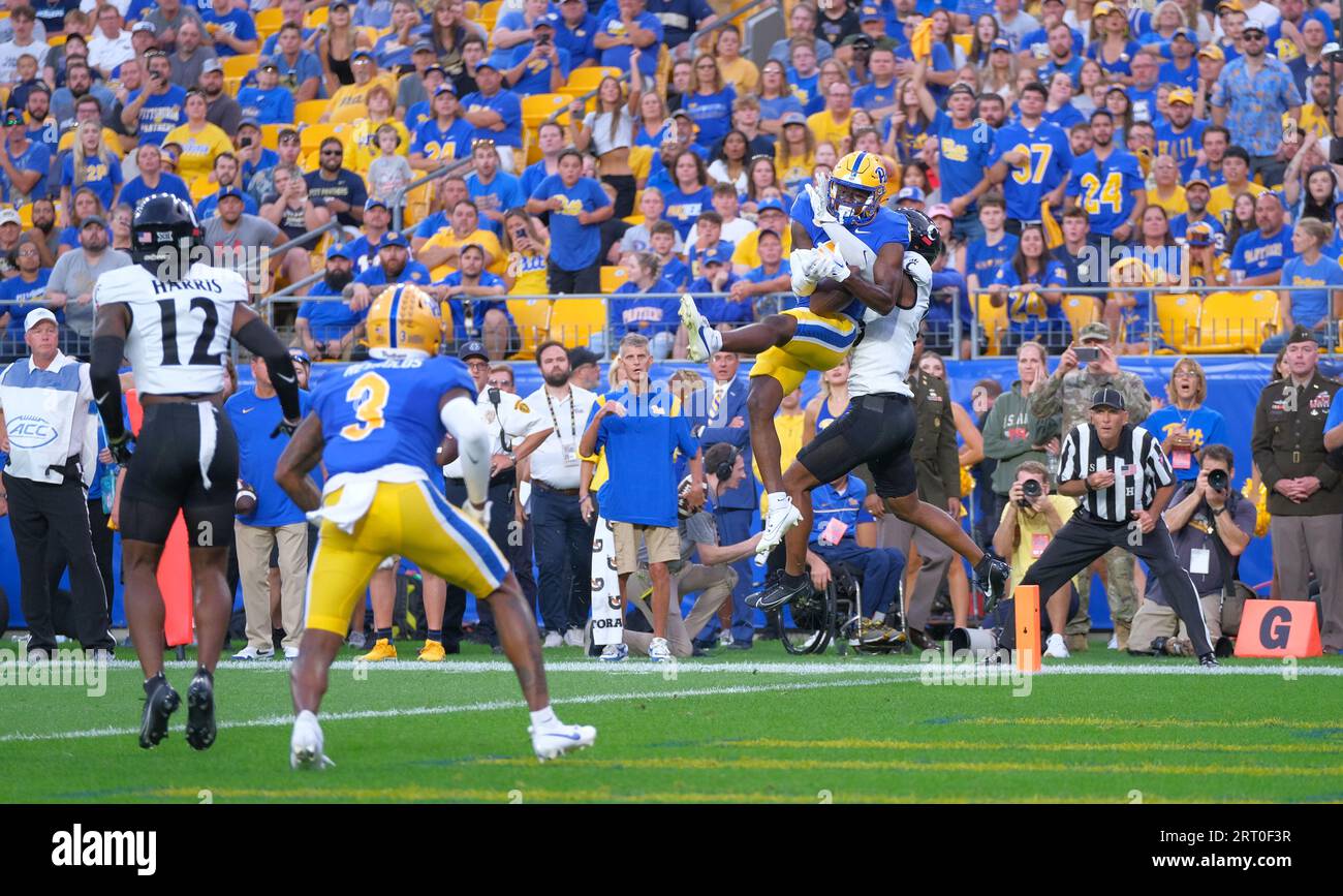 Pittsburgh, PA, USA. 09th Sep, 2023. Konata Mumfield #9 during the Pitt ...