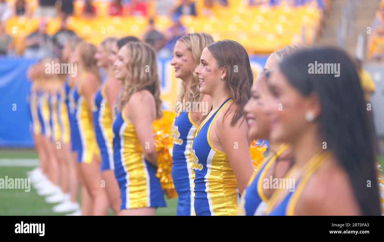 Pittsburgh, PA, USA. 09th Sep, 2023. Pitt Cheerleaders during the Pitt ...