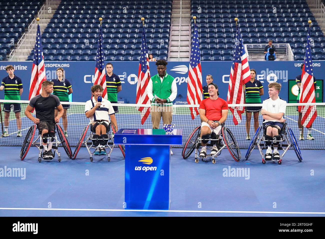 Tomas Majetic, Charlie Cooper, Dahnon Ward, and Joshua Johns during a ...