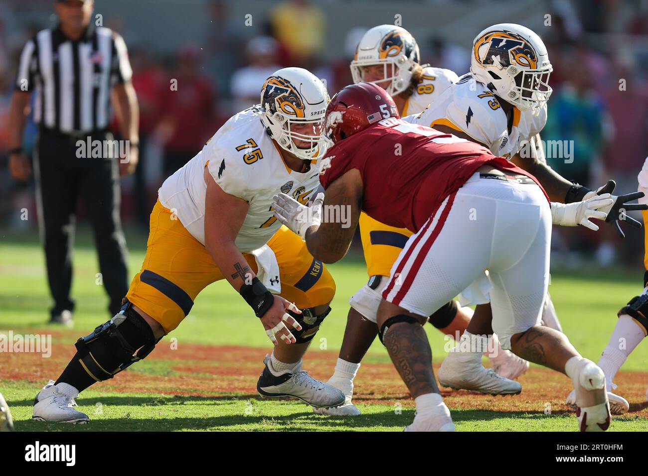 September 9, 2023: Andrew Page #75 Golden Flashes offensive lineman ...