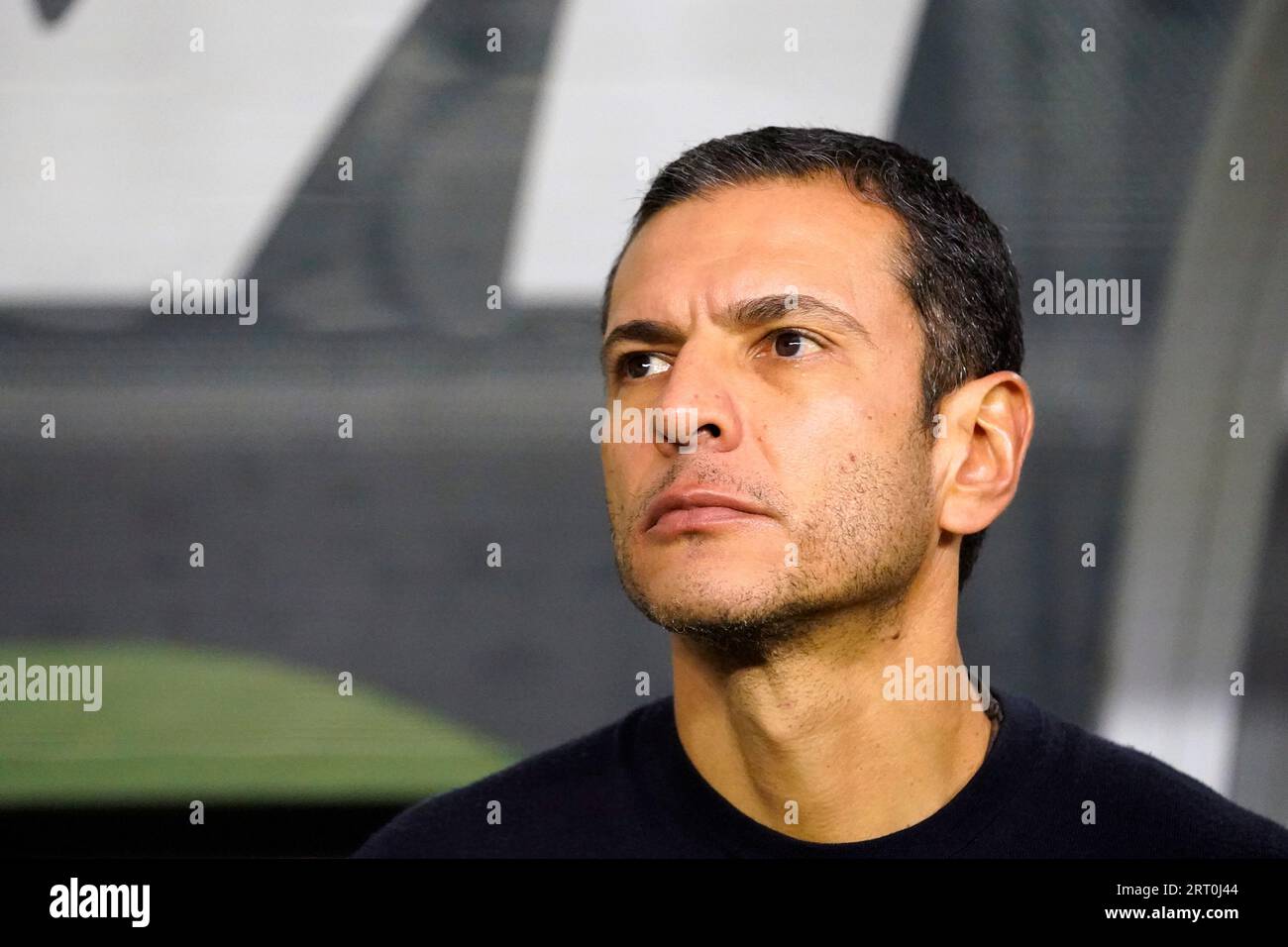 Mexico head coach Jaime Lozano looks on before an international ...