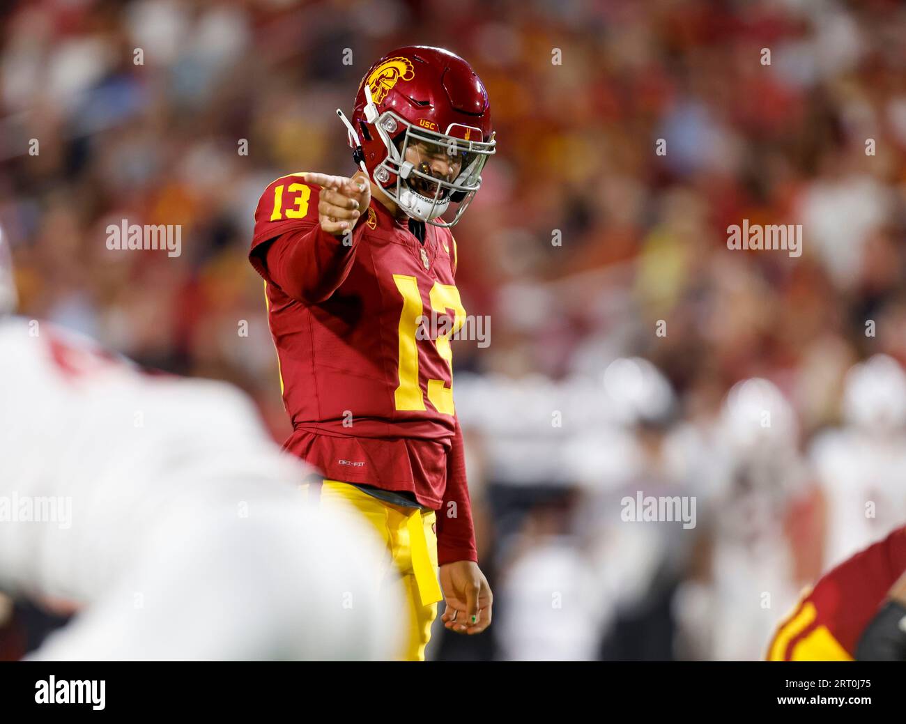 September 09, 2023 USC Trojans quarterback Caleb Williams #13 in action ...
