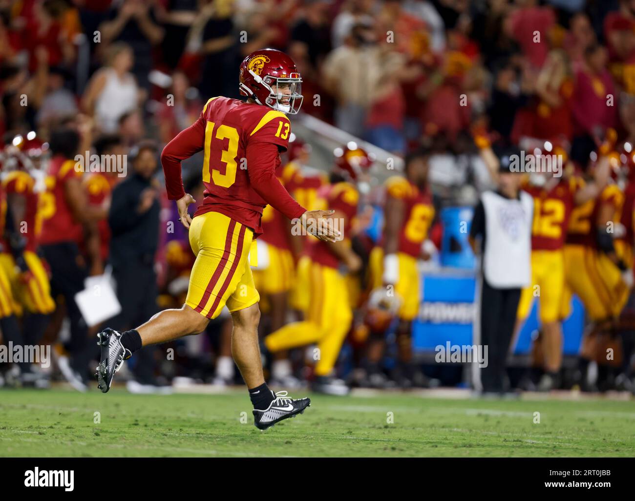September 09, 2023 USC Trojans quarterback Caleb Williams #13 ...