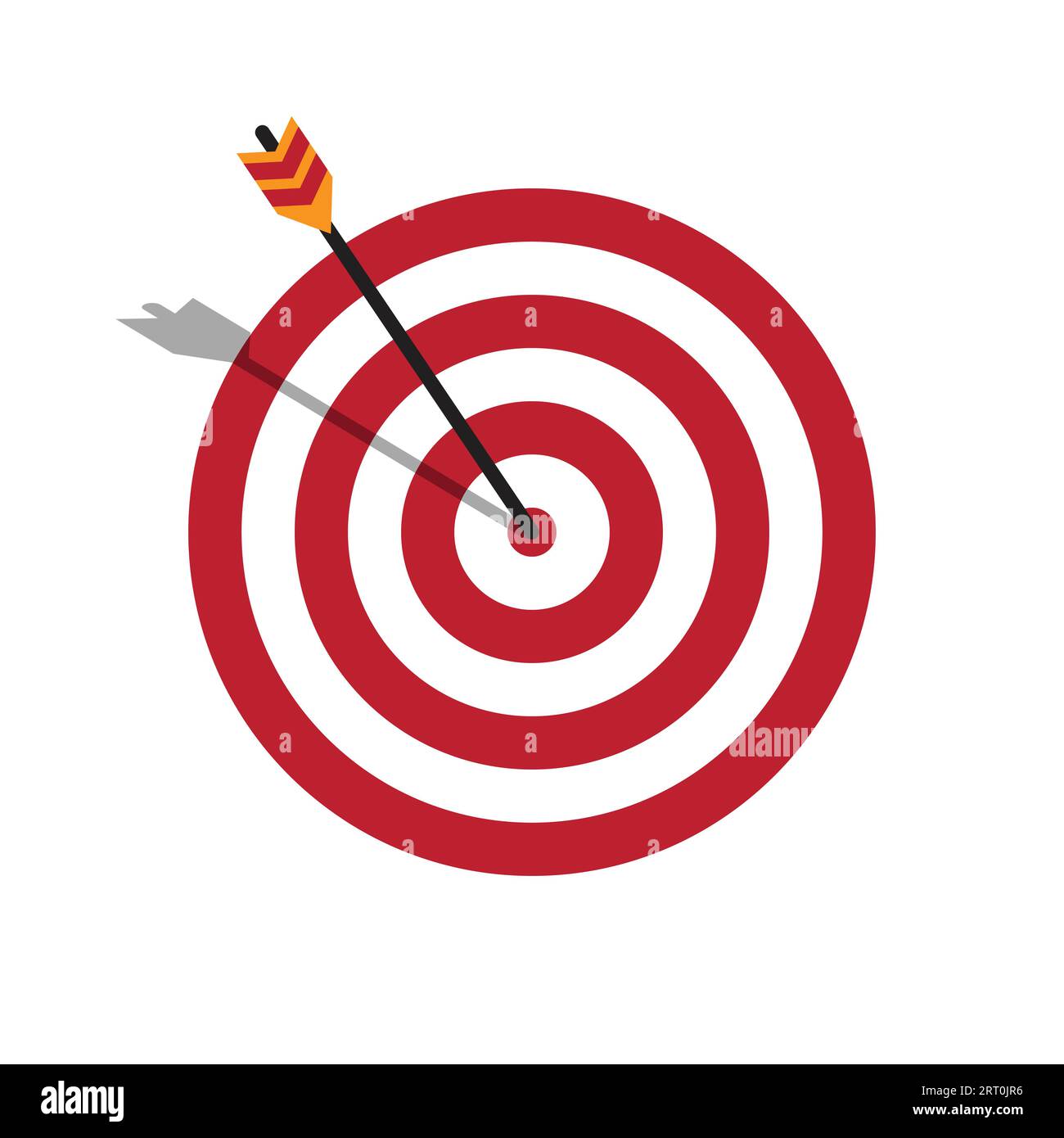 Archery target arrow goal destination achieve Stock Vector Image & Art ...