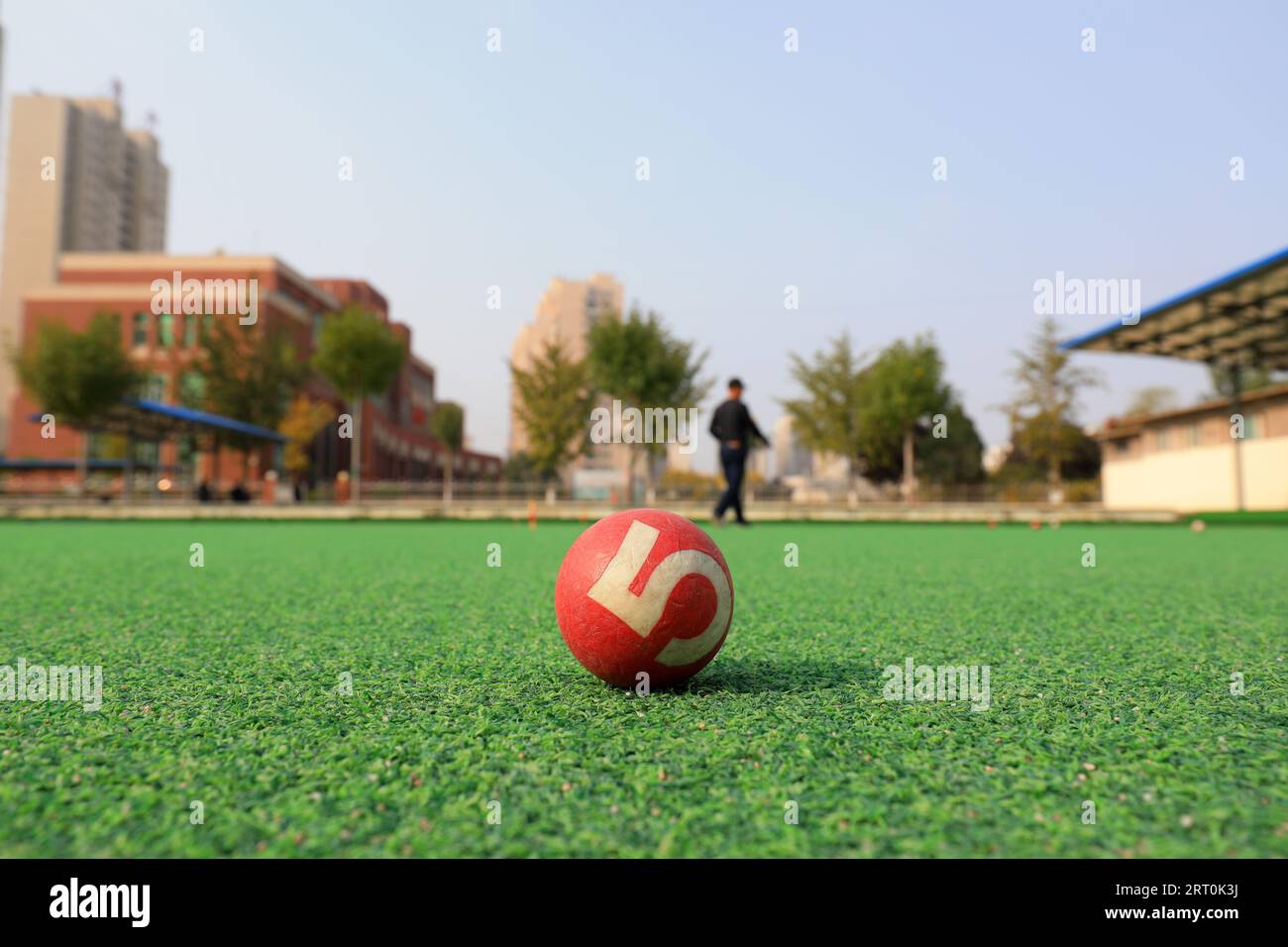 Chinese gateball enthusiasts are playing Chinese gateball, LUANNAN ...