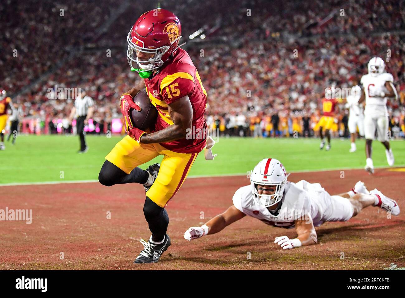 Los Angeles, CA. 9th Sep, 2023. USC Trojans wide receiver Dorian Singer ...