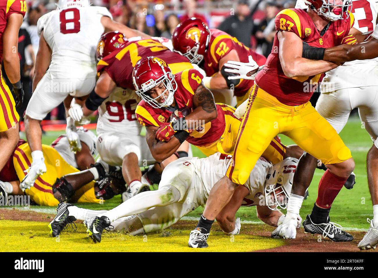 Los Angeles, CA. 9th Sep, 2023. USC Trojans running back Austin Jones ...