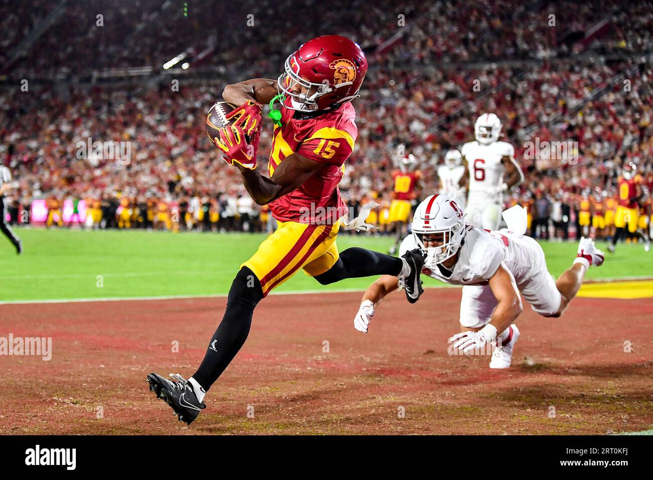 Los Angeles, CA. 9th Sep, 2023. USC Trojans wide receiver Dorian Singer ...