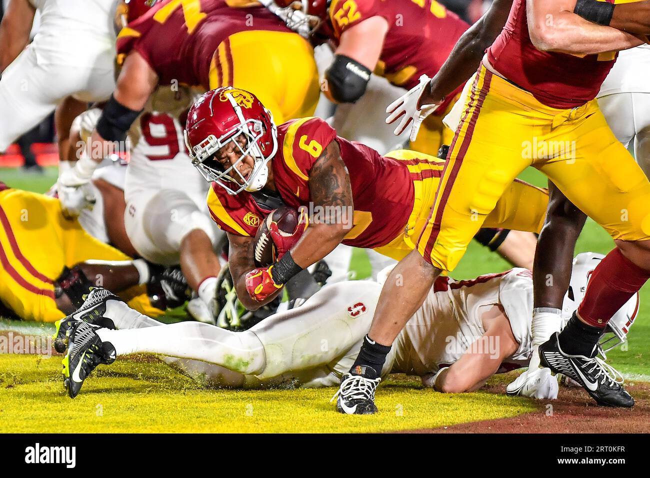 Los Angeles, CA. 9th Sep, 2023. USC Trojans running back Austin Jones ...